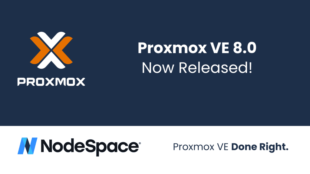 Proxmox VE 8.0 Released - NodeSpace Proxmox VE 8.0 Released - NodeSpace